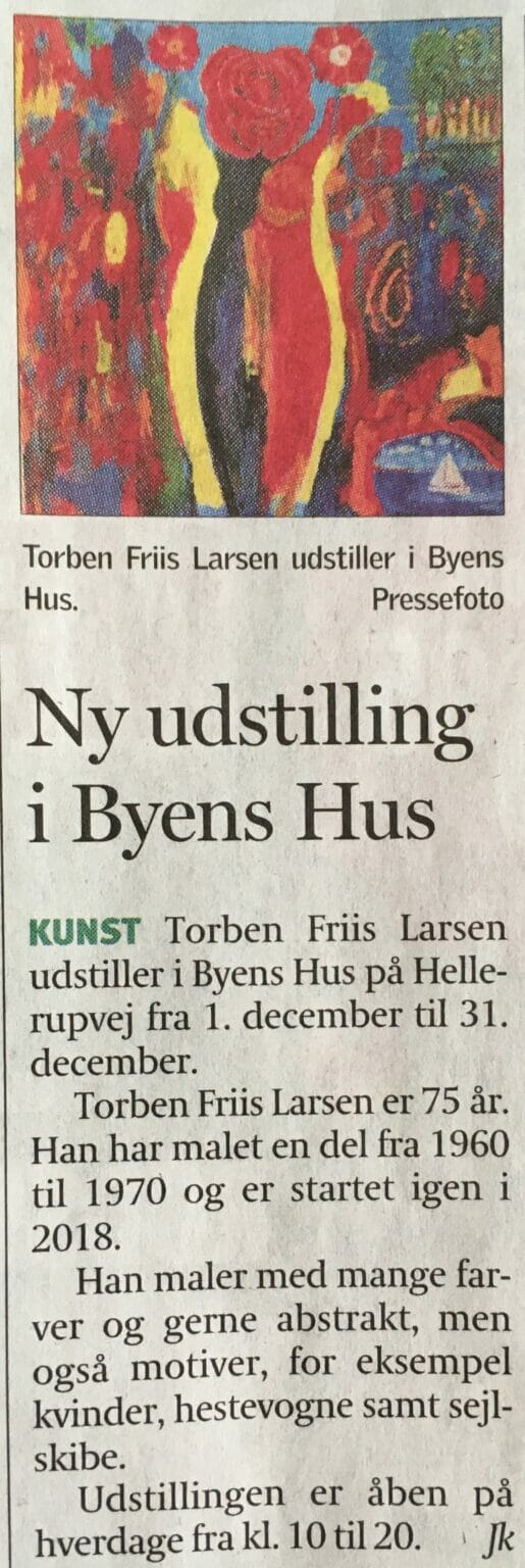 Udstillinger – Torben Friis Larsen